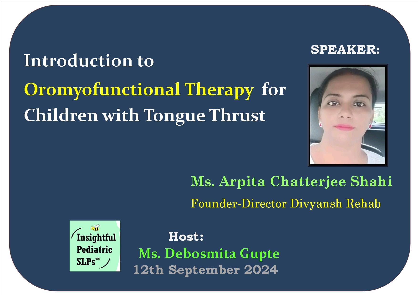 Introduction to OroMyofunctional Therapy in Children with Tongue Thrust ...
